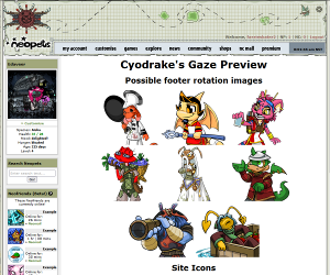 Neopets Site Themes