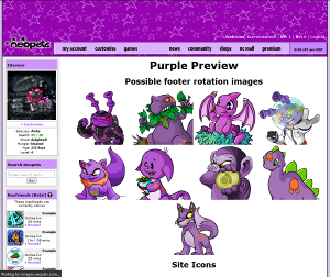 Neopets Site Themes