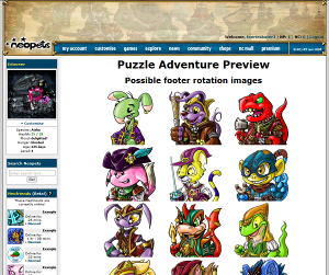 Neopets Site Themes