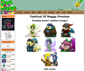 Neopets Site Themes
