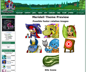 Neopets Site Themes