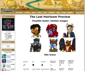 Neopets Site Themes