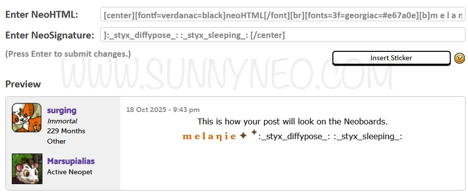 Neoboard Sticker Packs
