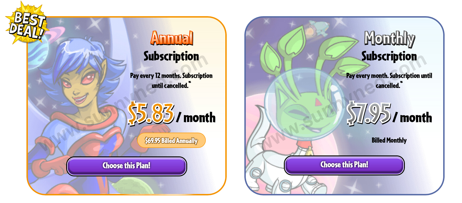 Neopets Premium | SunnyNeo